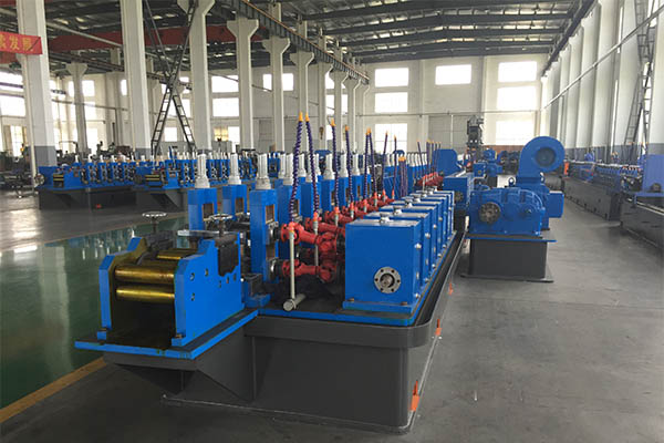 The weld tube mill Integrity comes to the first