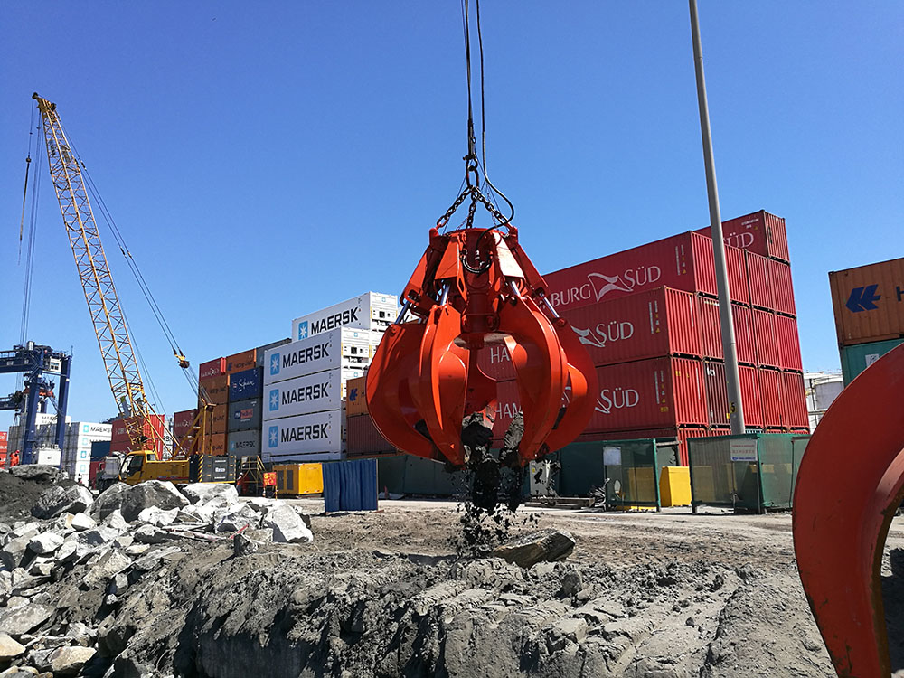 Dredging electric hydraulic grab For Sale | Shanghai Janus Grab Co., Ltd